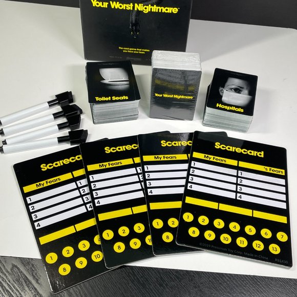 Pressman | Games | Your Worst Nightmare Card Game By Pressman Spiders ...